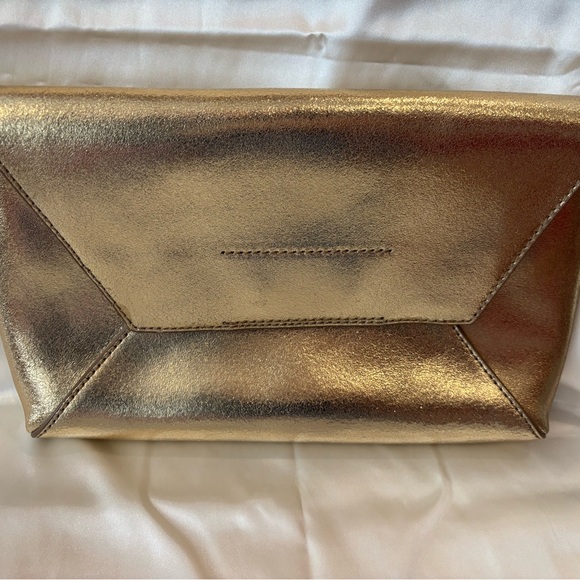 J. Crew | Bags | Luxurious Gold Geometric Clutch | Poshmark